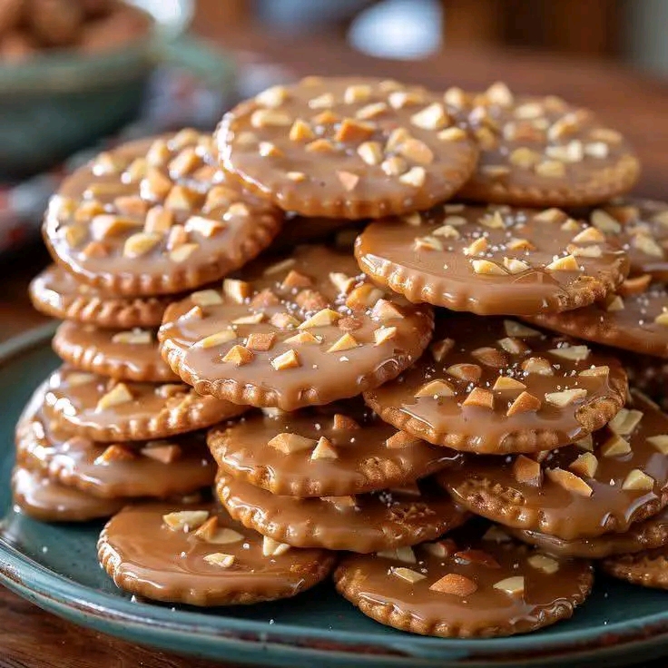 Caramel Peanut Ritz Cracker Treats – Feel Tasty