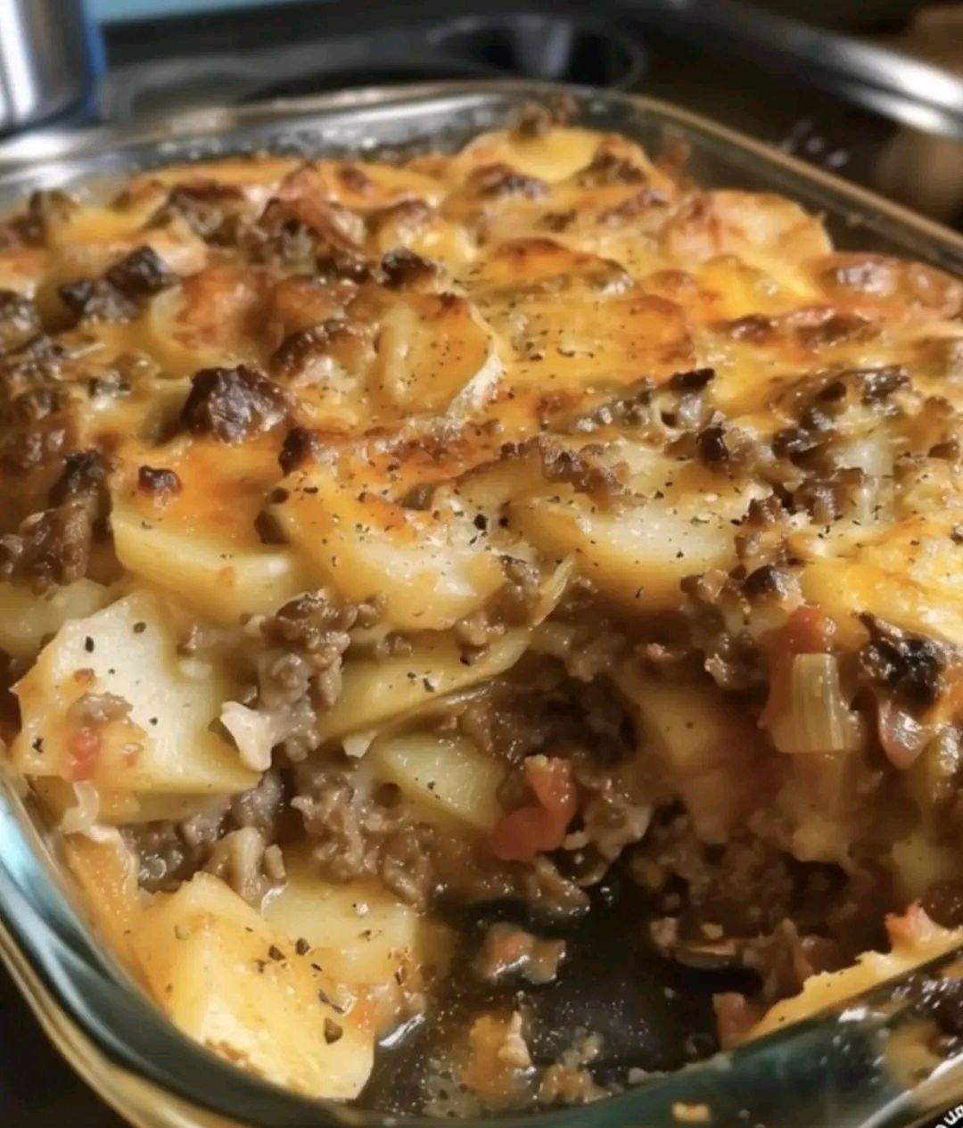 Easy Peasy Cheesy Hamburger Potato Casserole – Feel Tasty